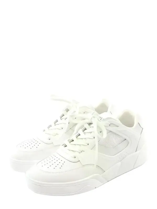 Celine Lace-up Low-cut Sneakers - White