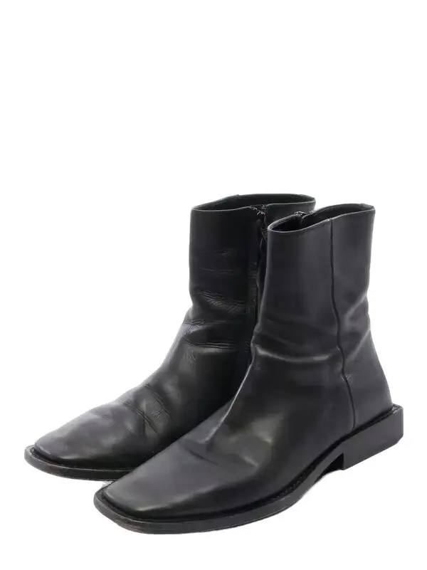 Balenciaga 2000s Square-toe Boots - Black