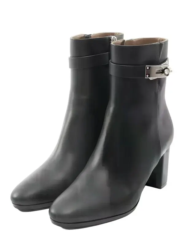 Hermès 2010 Saint Germain Leather Boots - Black
