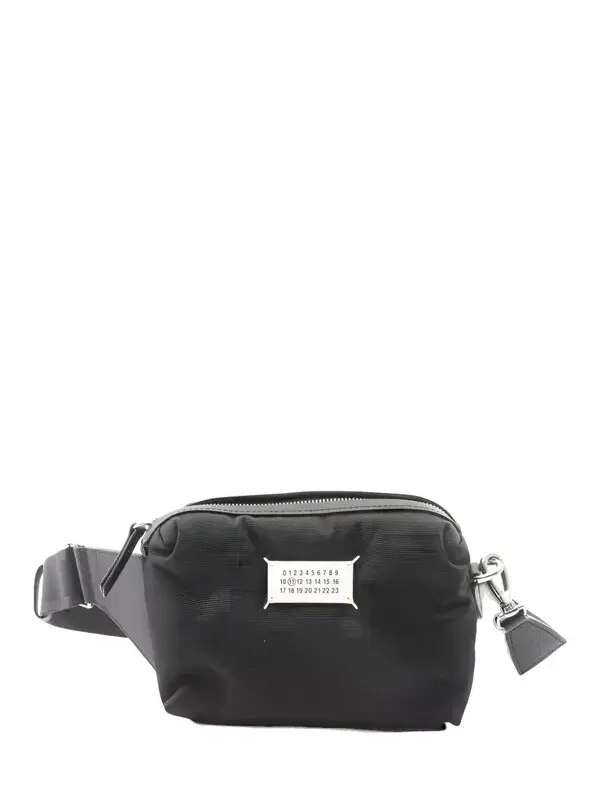 MAISON MARGIELA 2020 Small Glam Slam Zip-up Shoulder Bag - Black