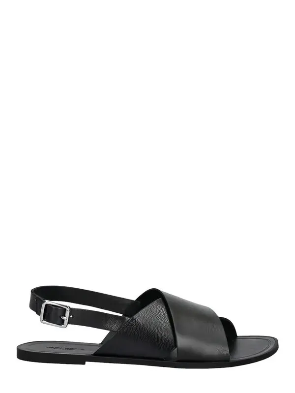 VAGABOND SHOEMAKERS Crossover Leather Sandals - Black