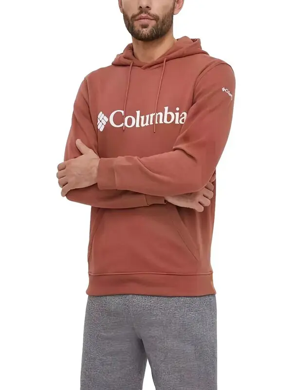 Columbia Logo-print Hoodie - Brown