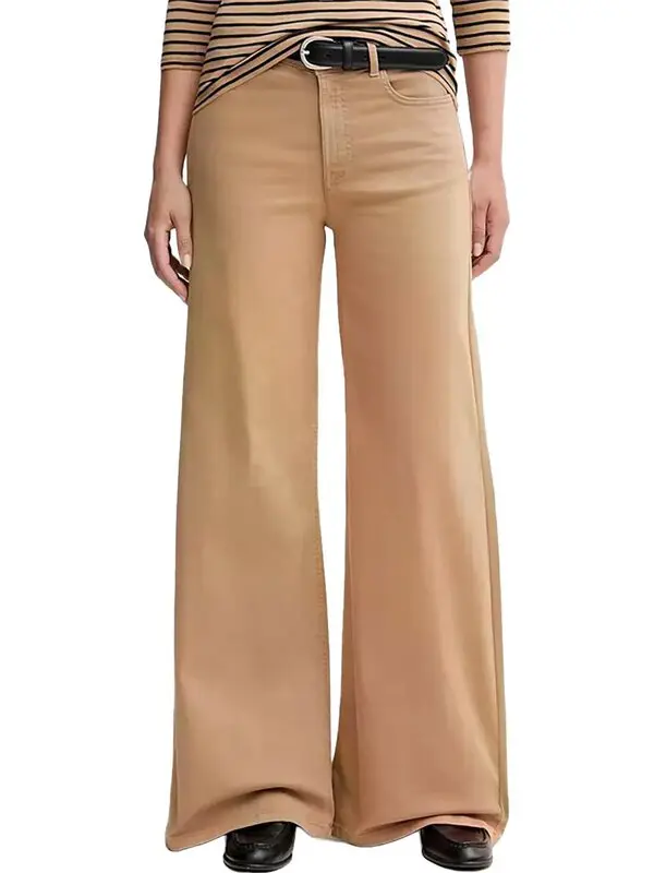 BENETTON Wide-leg Jeans - Neutrals