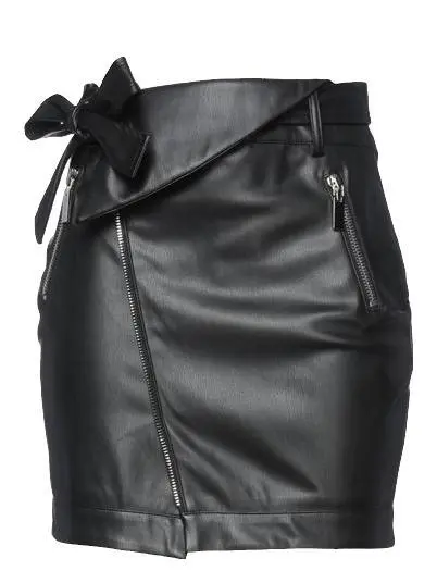 MARC ELLIS Mini Skirt With Pockets And Belt Loops - Black