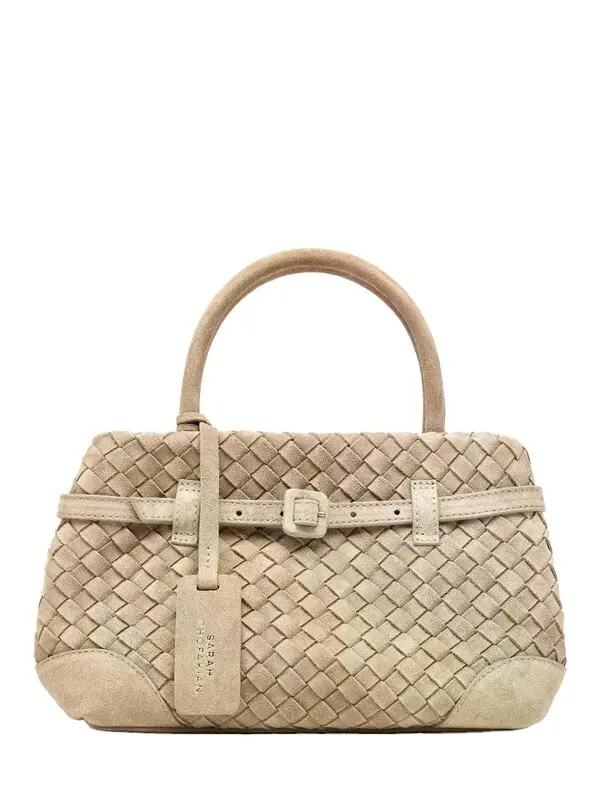 STUDIO CHOFAKIAN Mini Entrelazo Woven Bag - Neutrals
