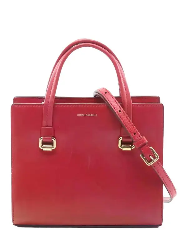 Dolce & Gabbana 2000s Leather Handbag - Red