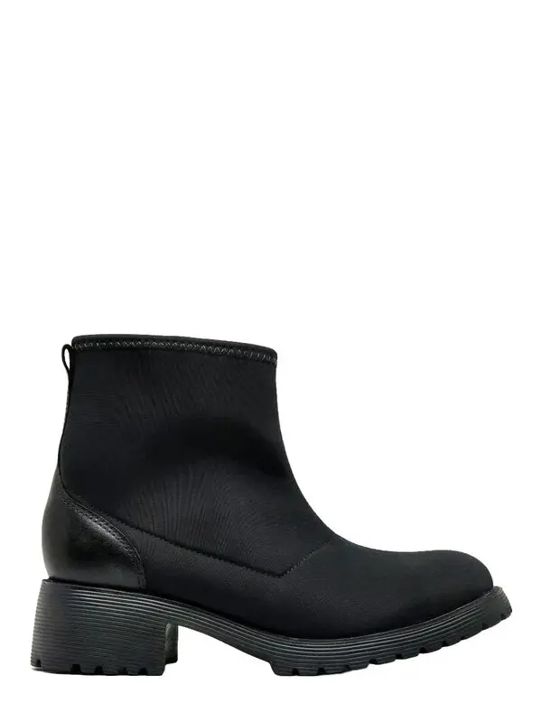 STUDIO CHOFAKIAN Zip Leather Boots - Black