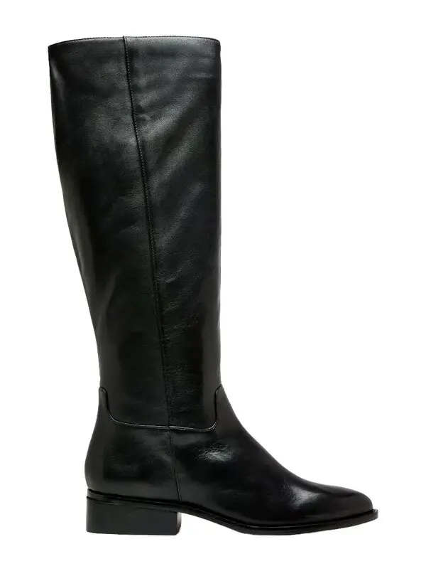 STUDIO CHOFAKIAN Estância Argentina Leather Boots - Black