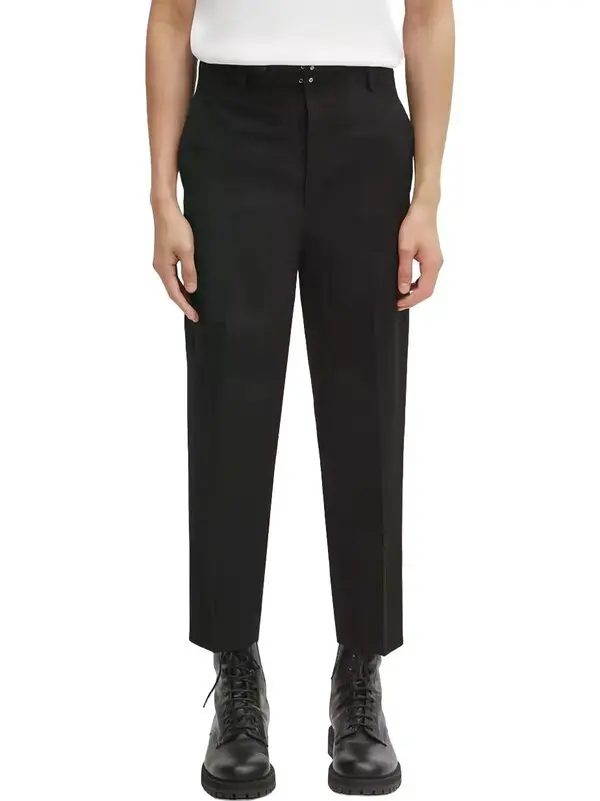 Visvim Buttoned Tab Trousers - Black