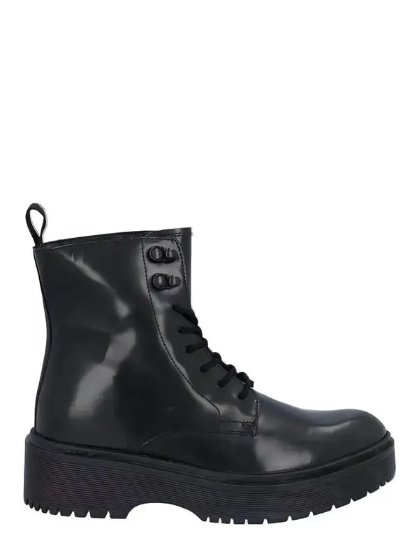 LEVI'S Lace-up Platform Boots - Black