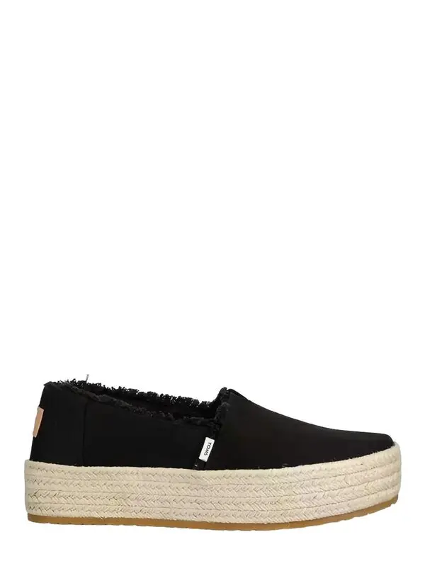 Toms Platform Espadrille - Black
