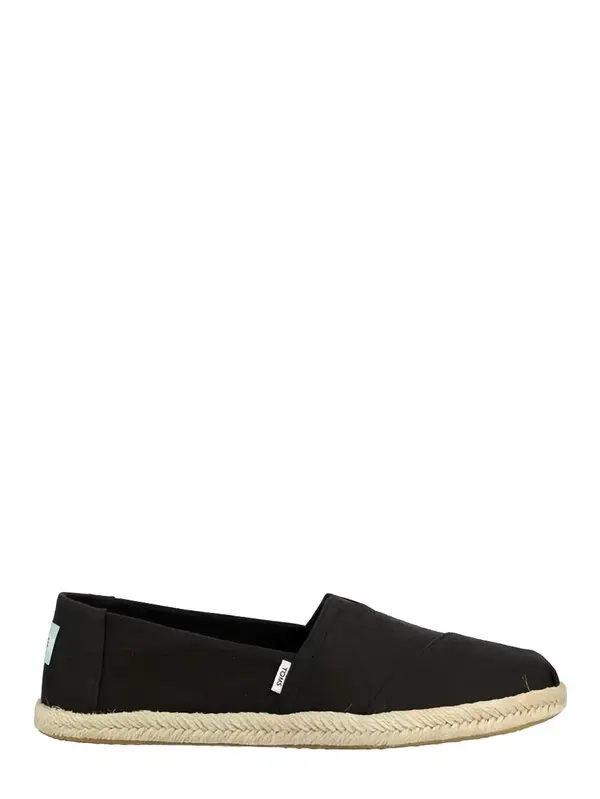Toms Rope Panelled Espadrilles - Black