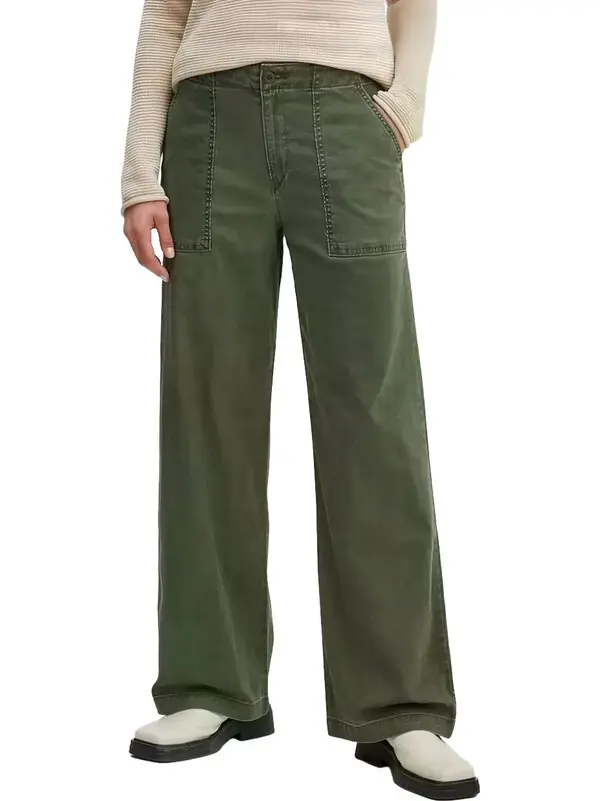 LEVI'S Button-fastening Wide Leg Pants - Green