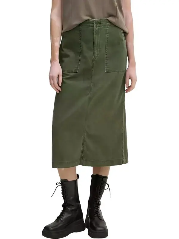 LEVI'S Belted Skirt With Pockets - Green