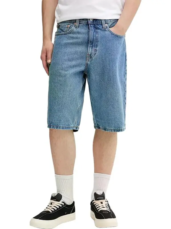 LEVI'S 469 Loose Fit Five-pocket Denim Shorts - Blue