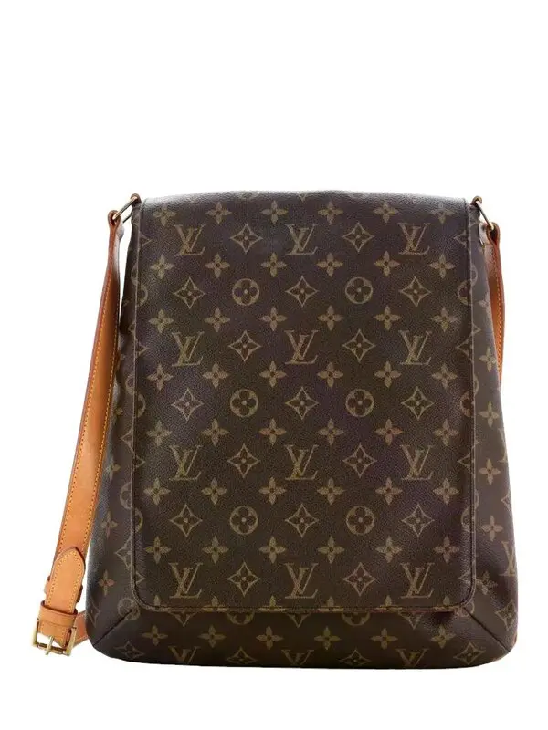 LOUIS VUITTON Musette Salsa Handbag Monogram Canvas Gm - Brown