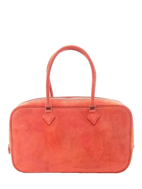 Hermès 2004 Dobliss Plume 28 Handbag - Red