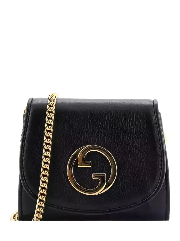 Gucci Blondie Nm Wallet On Chain - Black