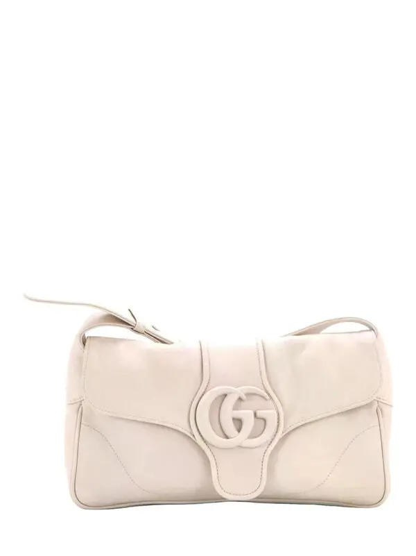 Gucci Aphrodite Leather Small Shoulder Bag - White