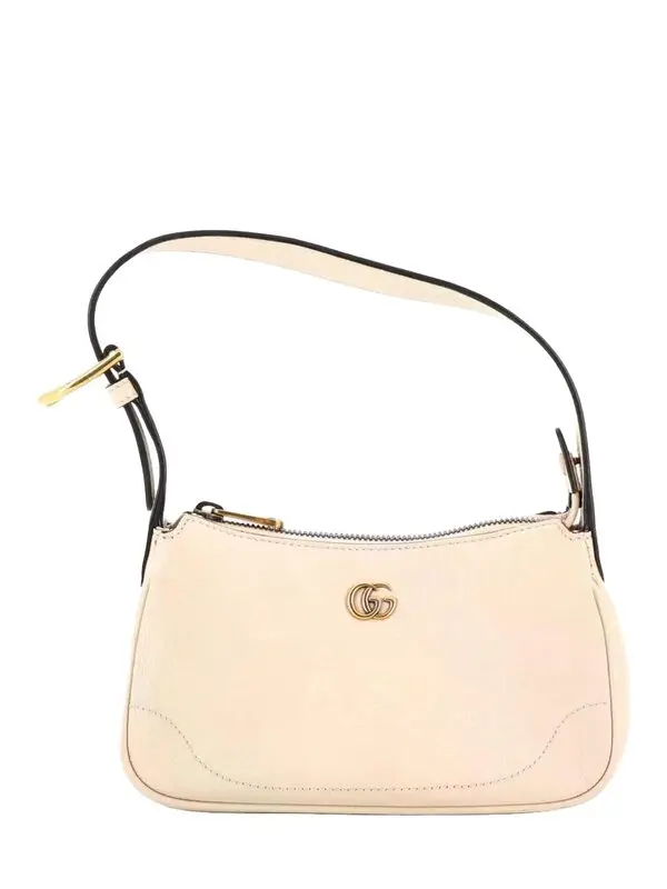 Gucci Aphrodite Leather Mini Shoulder Bag - Neutrals