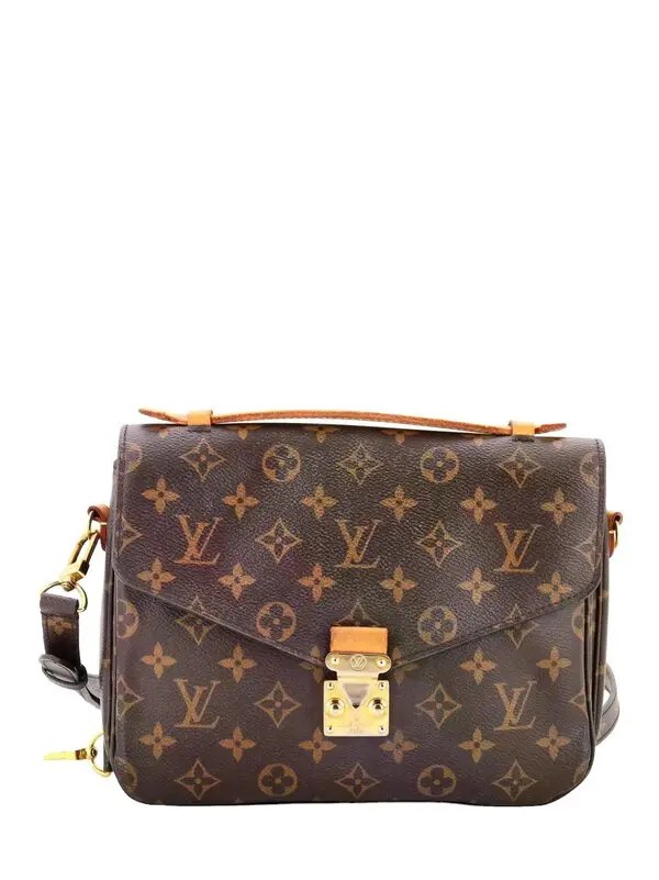 LOUIS VUITTON Pochette Metis Monogram Canvas Crossbody Bag - Brown