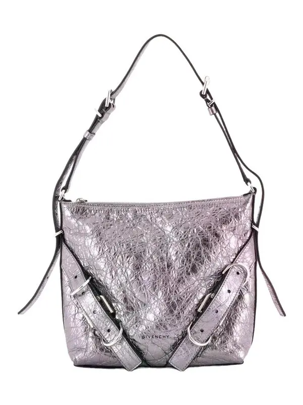 Givenchy Voyou Bag Leather Small Shoulder Bag - Metallic