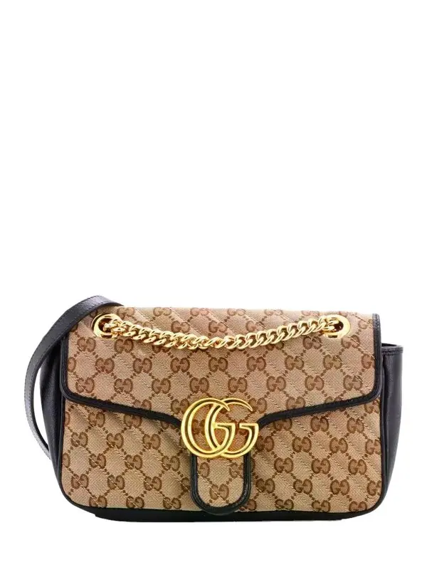 Gucci Gg Marmont Small Shoulder Bag - Black