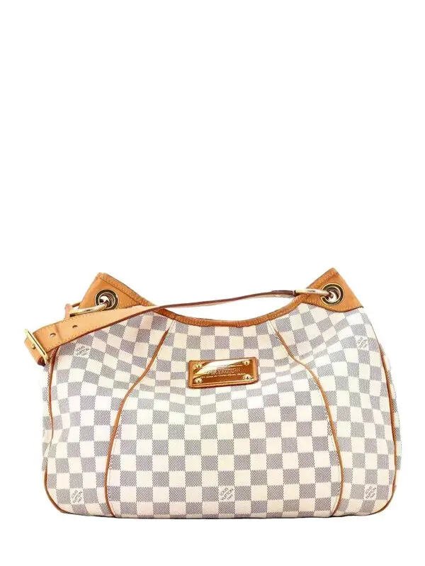 LOUIS VUITTON Galliera Handbag Damier Pm Hobo Bag - White