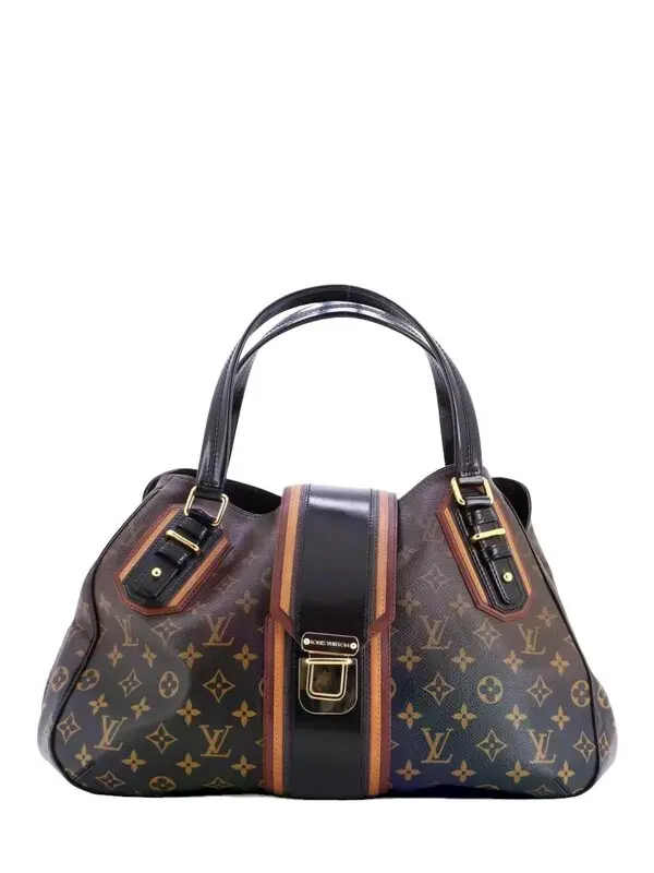 LOUIS VUITTON Griet Handbag Limited Edition Monogram Mirage Satchel - Black