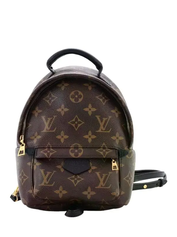 LOUIS VUITTON Palm Springs Monogram Canvas Mini Backpack - Brown