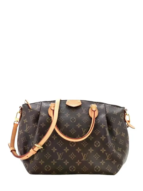 LOUIS VUITTON Turenne Handbag Monogram Canvas Mm Satchel - Brown