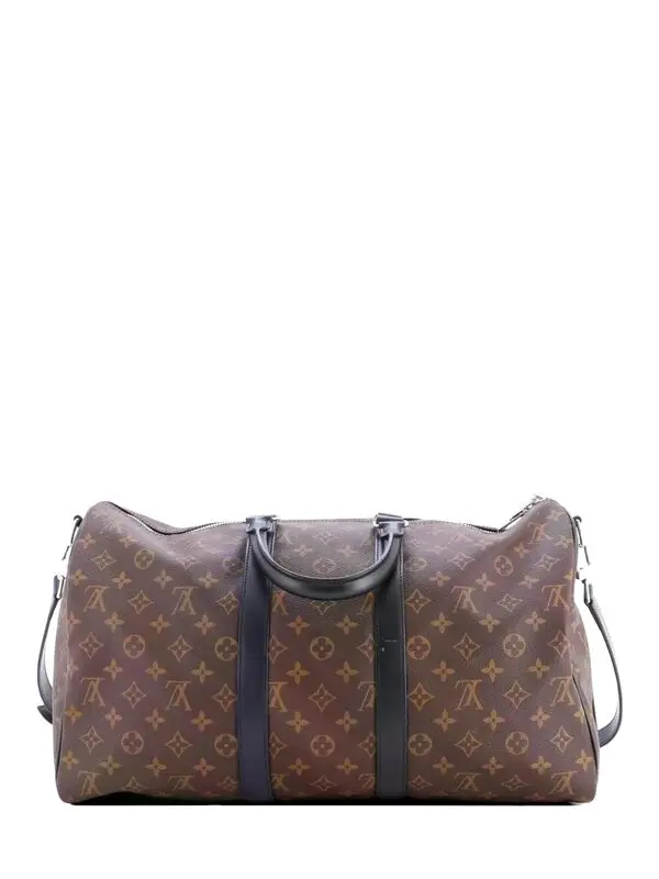 LOUIS VUITTON Keepall Bandouliere 45 Travel Bag Monogram Canvas - Brown