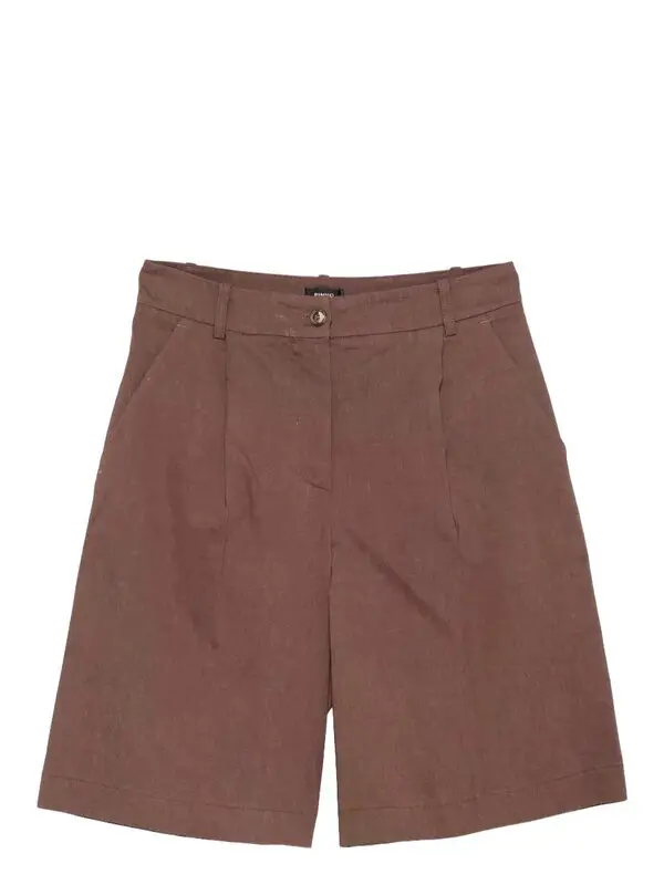 Pinko Tailored Shorts - Brown