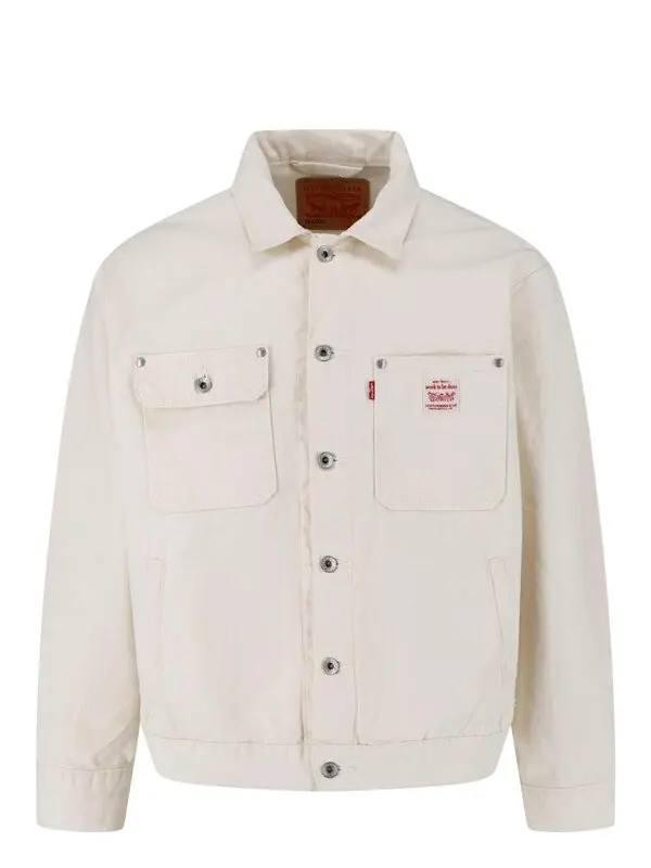LEVI'S STRAUSS Sunrise Trucker Jacket - White