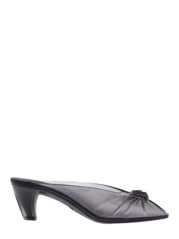 Chloé Mules "jelly - Gray