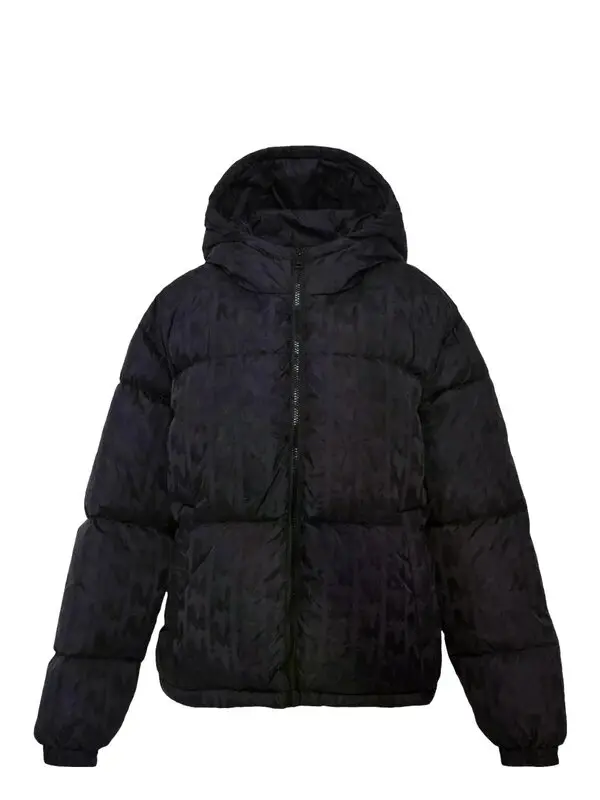 MSGM Hooded Puffer Jacket - Black