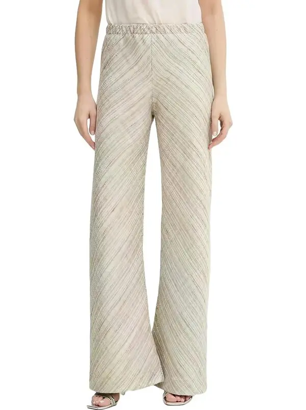 FORTE_FORTE Flared Trousers - Neutrals