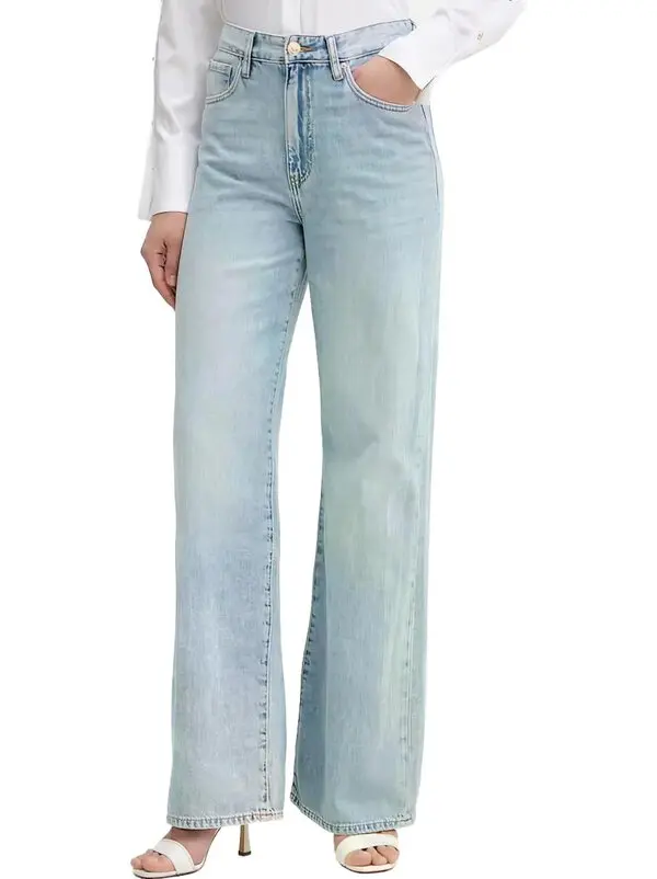 FRACOMINA High-waisted Wide Leg Jeans - Blue