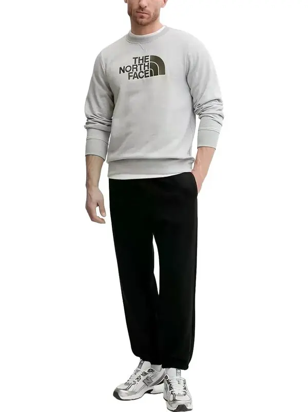 The North Face Logo-print Crew-neck Sweatshirt - Grey