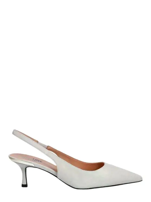 Moschino Pointed Slingback Pumps - Neutrals