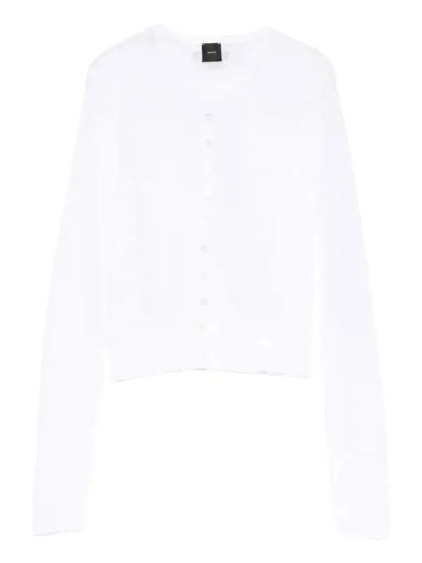 Pinko Buttoned Cardigan - White