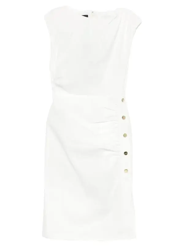 Pinko Alissa Button Detail Dress - White