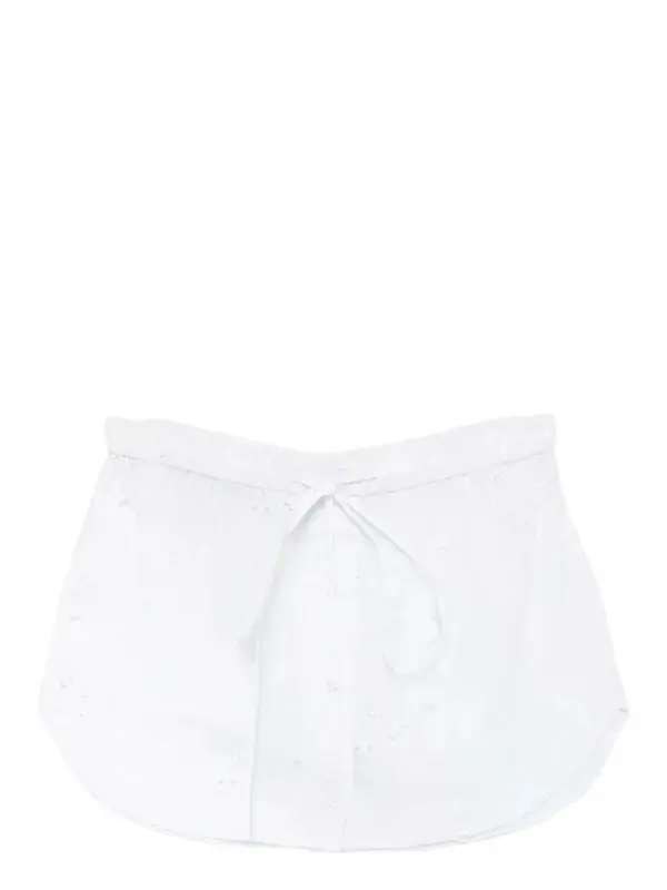 Kiki De Montparnasse Simone Mini Skirt - White
