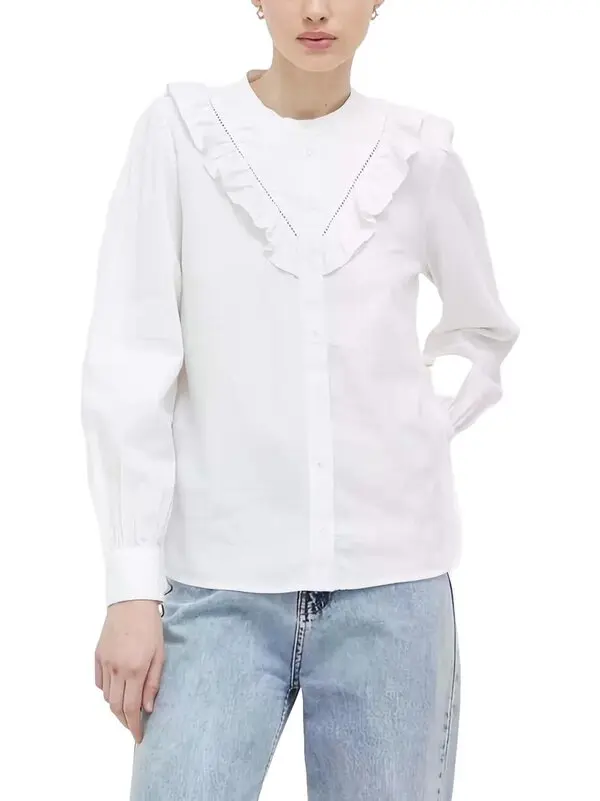 LEVI'S Ruffled Shirt - White