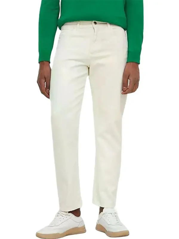 BENETTON Logo-patch Jeans - Neutrals