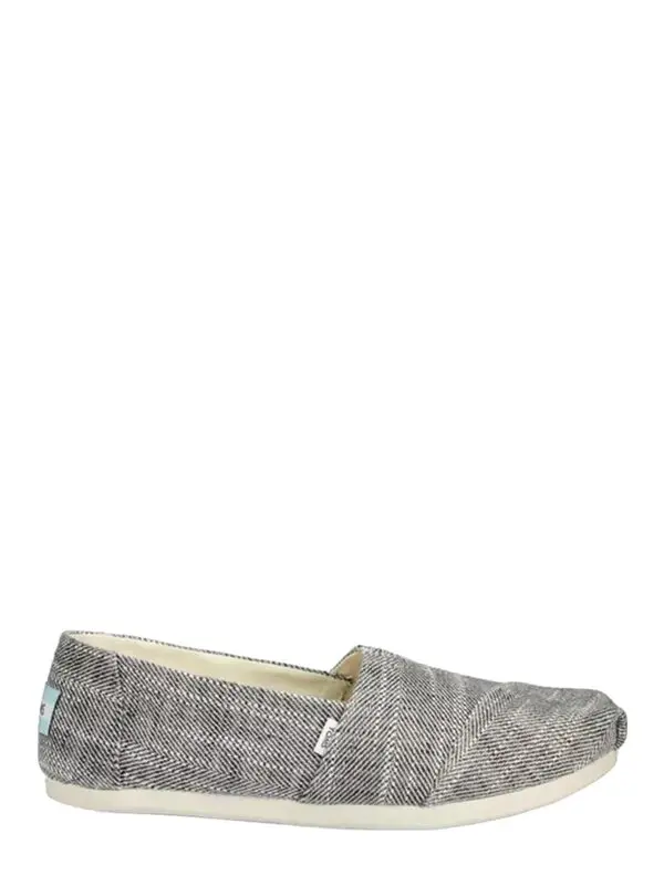 Toms Herringbone-pattern Espadrilles - Black