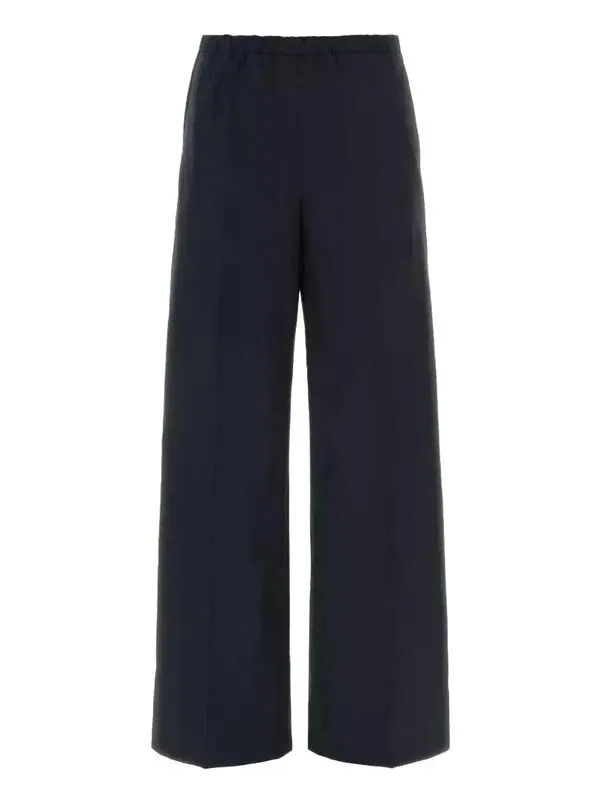 Moncler Cotton Palazzo Pants - Blue