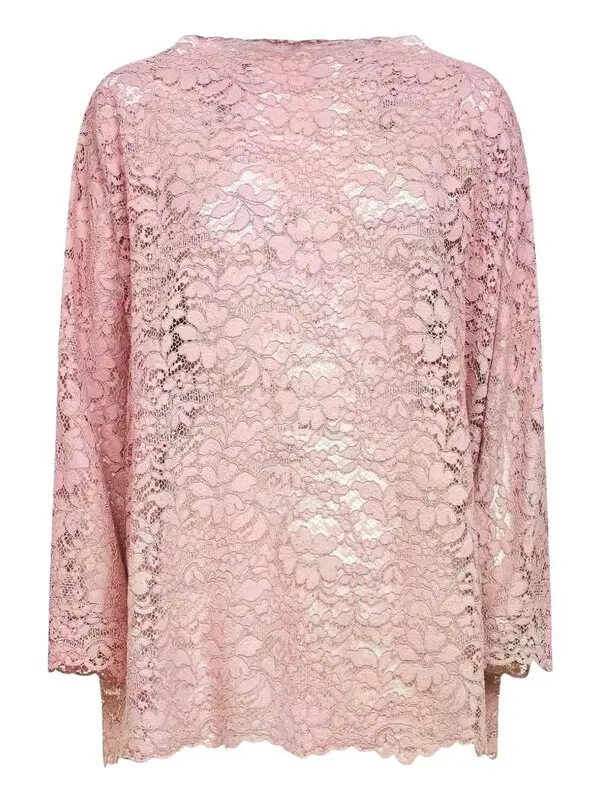 GIANLUCA CAPANNOLO Lace Top - Pink