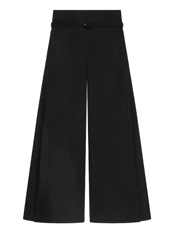 COURREGES Cotton Palazzo Trousers - Black