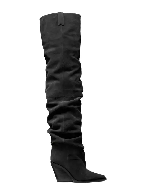 Michael Kors Noemie Wedged Knee-high Boots - Black